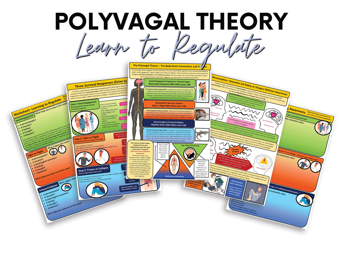 Polyvagal Theory Handouts - PDF Download | Based on clinically validated interventions.