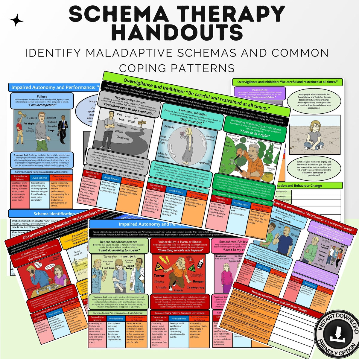 Schema Therapy Handouts PDF Download | Based on clinically validated ...