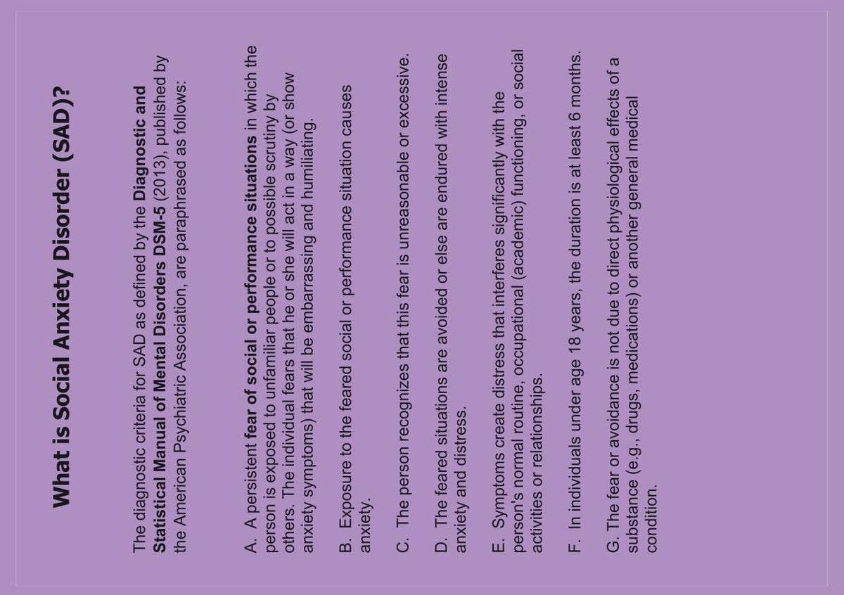 The Social Anxiety Tool Kit Page 4 | Based on clinically validated ...