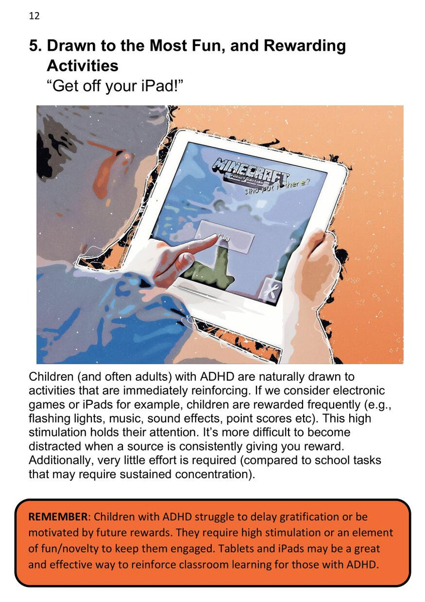 The ADHD Kit Part 1 Page 24 | Based on clinically validated interventions.