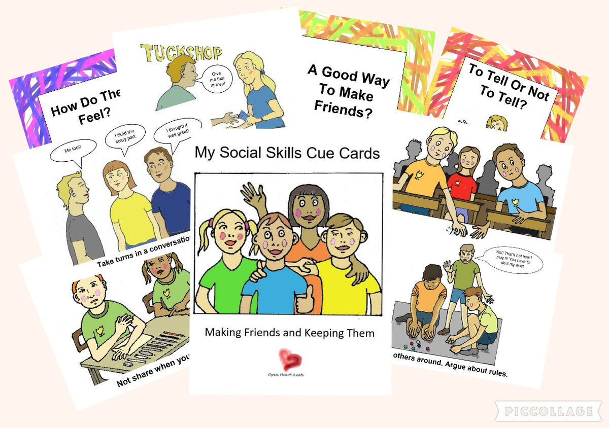 My Social Skills Cue Cards | Based on clinically validated interventions.