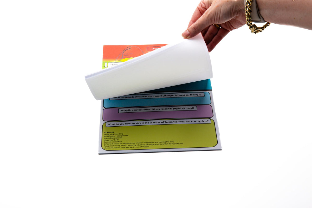 Window of Tolerance Handout Bundle | Based on clinically validated ...