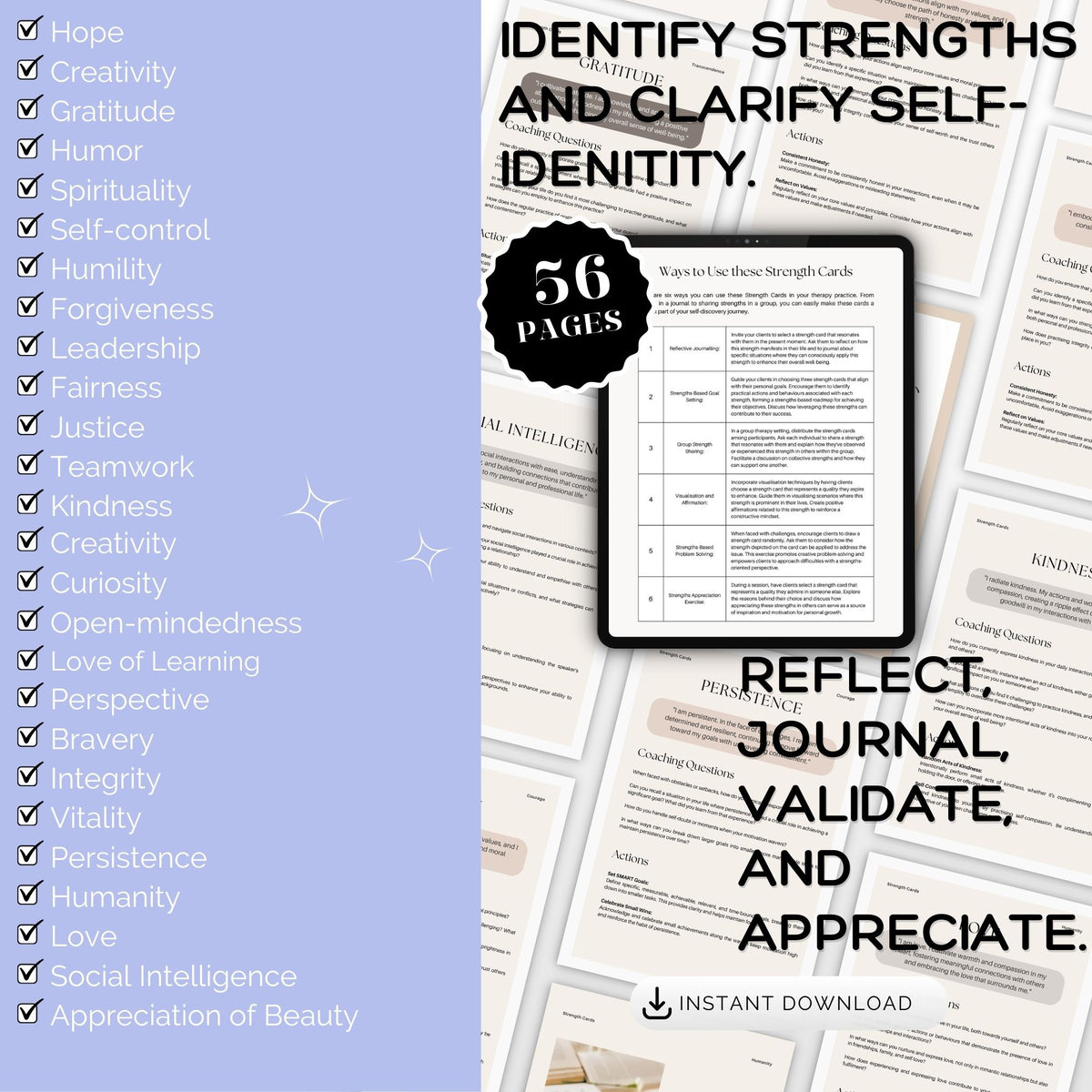 Strengths Discovery Workbook | Based on clinically validated interventions.