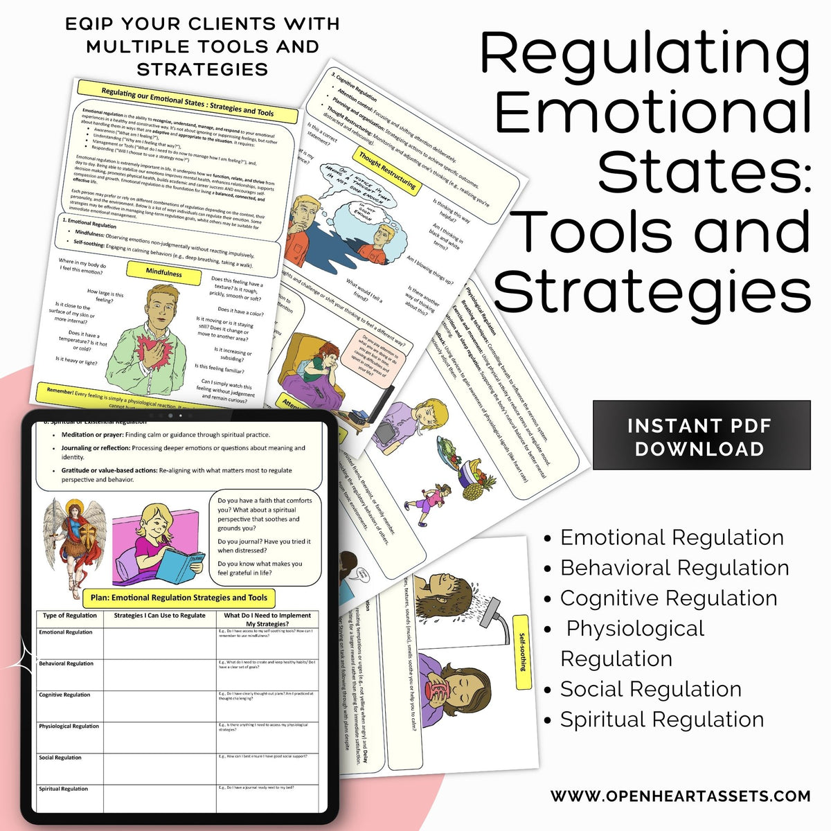 Emotional Regulation Strategies and Tools | Based on clinically ...