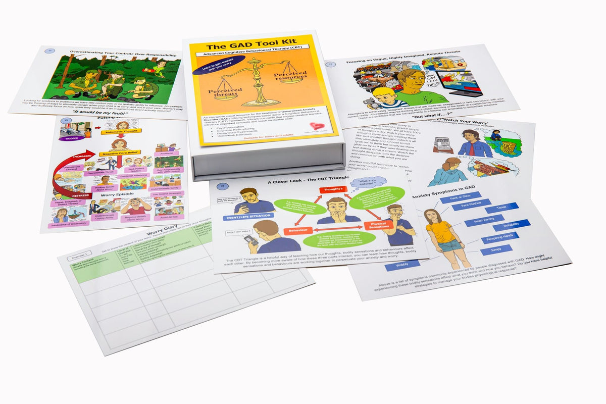 Generalized Anxiety Disorder Tool Kit- Instant PDF Download | Based on ...